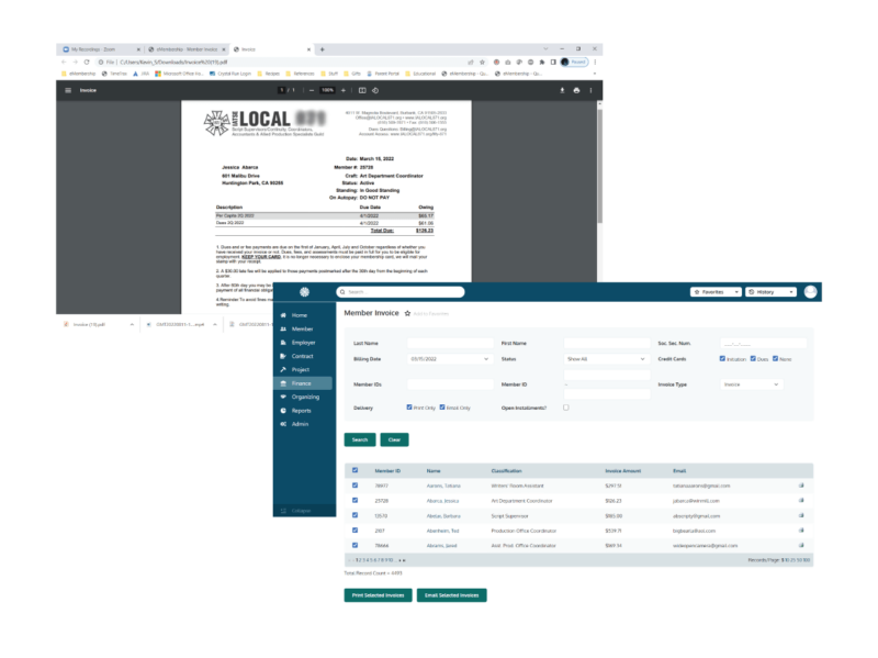 Member Payments and Billing Module | eMembership