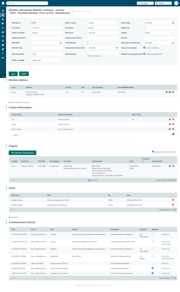 Union Membership Module | eMembership